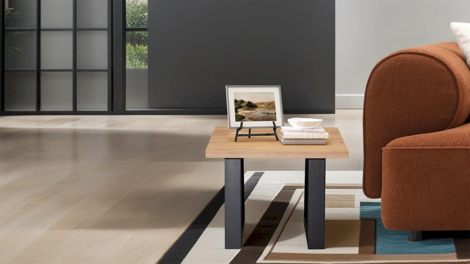 HUNTER SIDE TABLE | White Oak Veneer - Marri & More