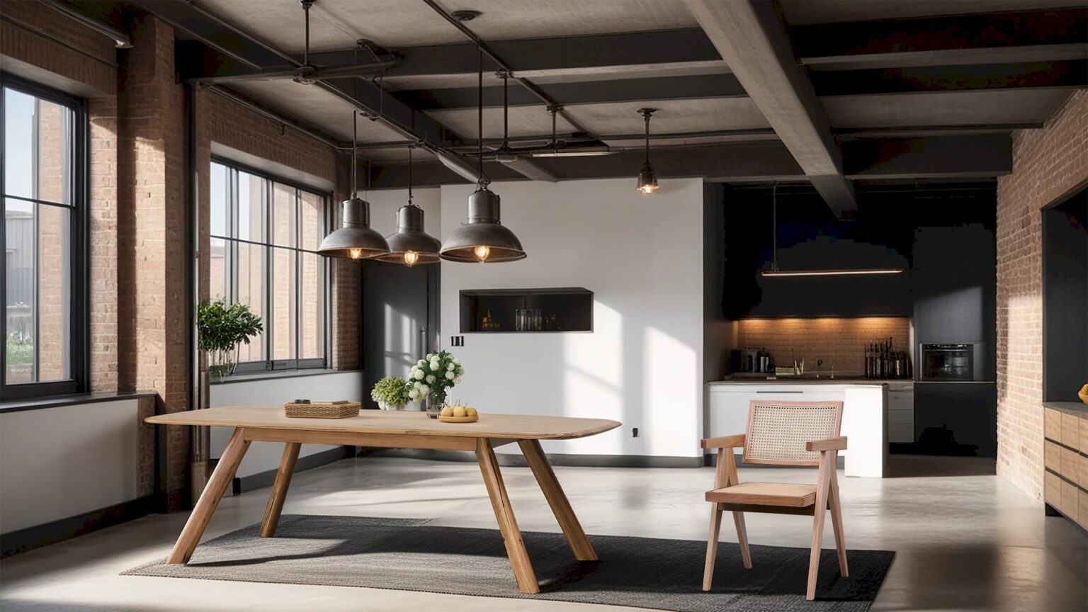 LEEUWIN DINING TABLE | Solid Marri 2400 - Marri & More