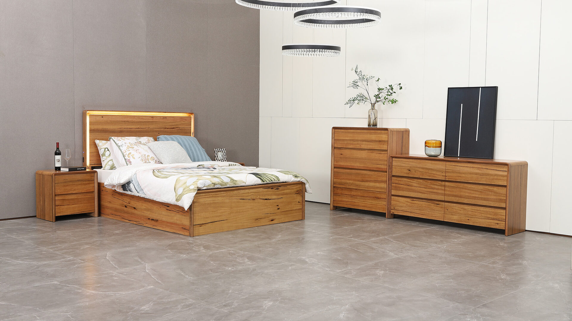 PETERMANN BEDSIDE TABLE | Marri & Marri Veneer - Marri & More